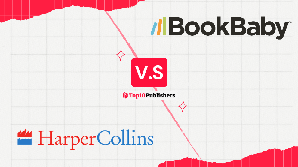 BookBaby vs. HarperCollins Publishers - Top 10 Publishers